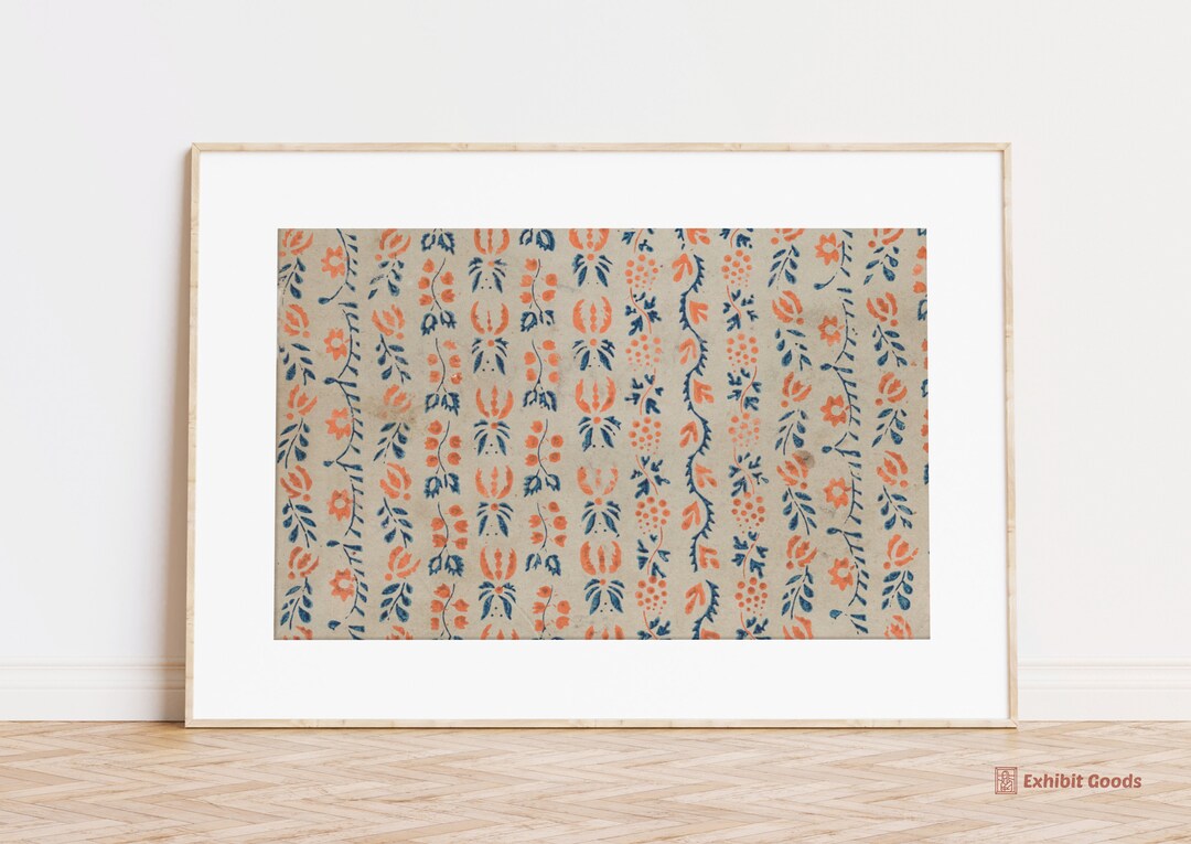 Sadie | Printable Art | Vintage Pattern Wall Art | Exhibit Goods ...