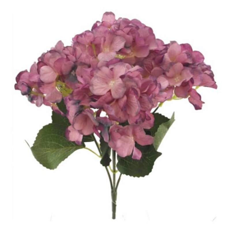 45cm HYDRANGEA BUSH Peach Cream Blue Brown Bush Bunch Bundle - Etsy