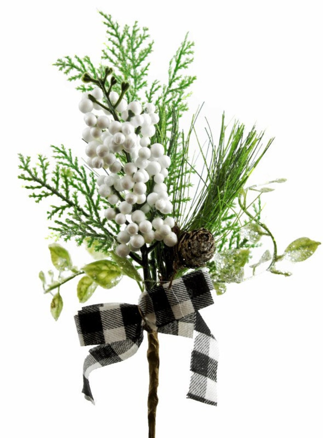 12 Red or White Christmas Berry Pick , Berries for Wreath, Christmas ...