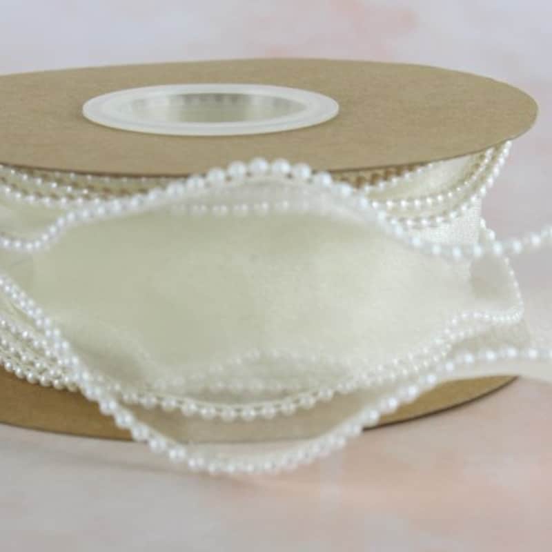 Pearl Ribbon - Etsy