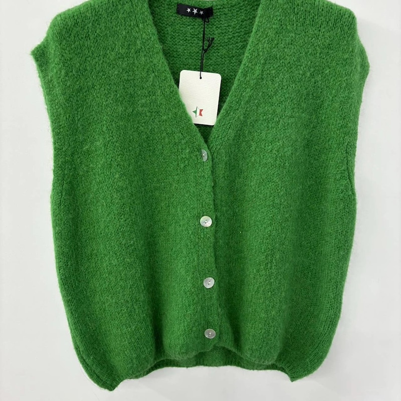 Knitted Fur Vests Women - Etsy UK