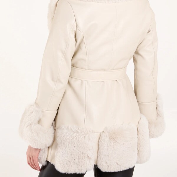 Fur Collar Coat - Etsy