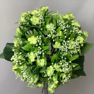 Blue Forget-me-not, White or Green Faux Forget Me Not Flower Bunch ...