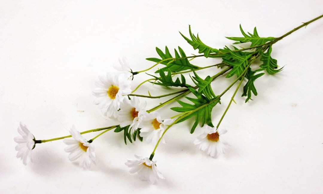 82cm Artificial White Daisy Stem - Etsy