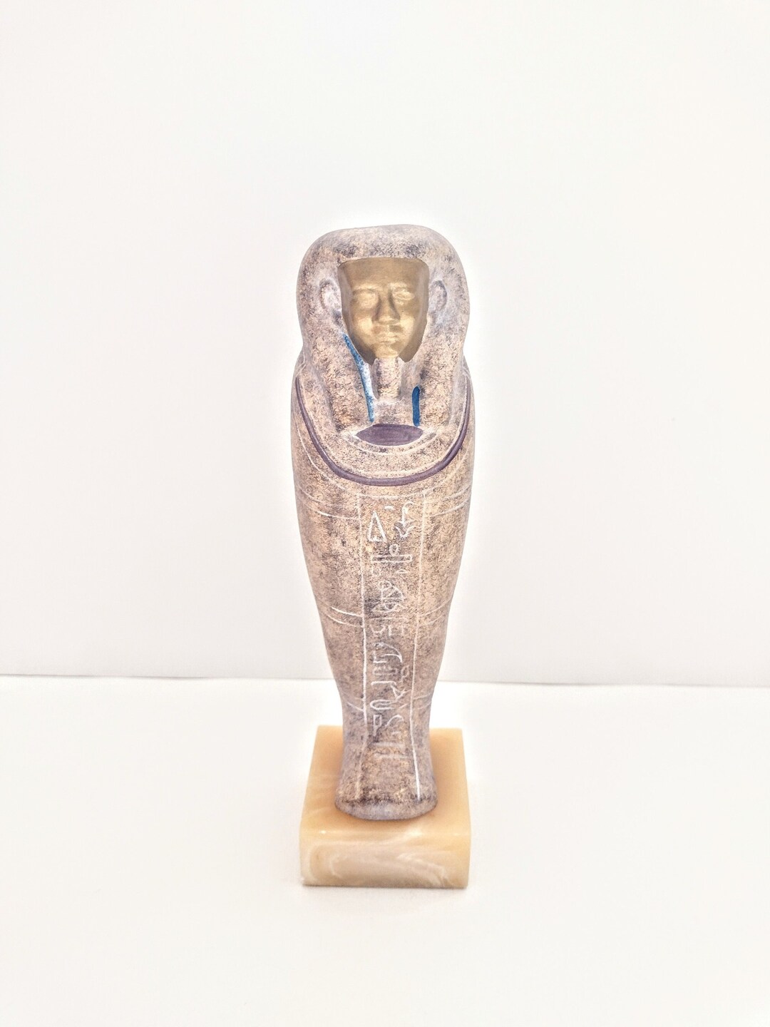 Vintage Egyptian Mummy Sarcophagus Figurine - Statue - Pharaoh ...