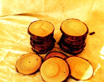 Set of 3 Southern Pine Wood Rounds - Etsy