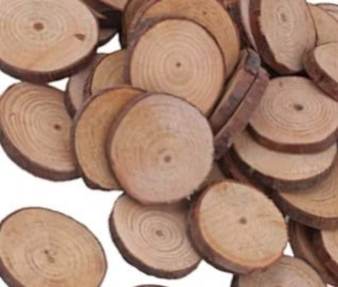 30 Pieces .5 Inch to 1 Inch Craft Wood Slices - Etsy