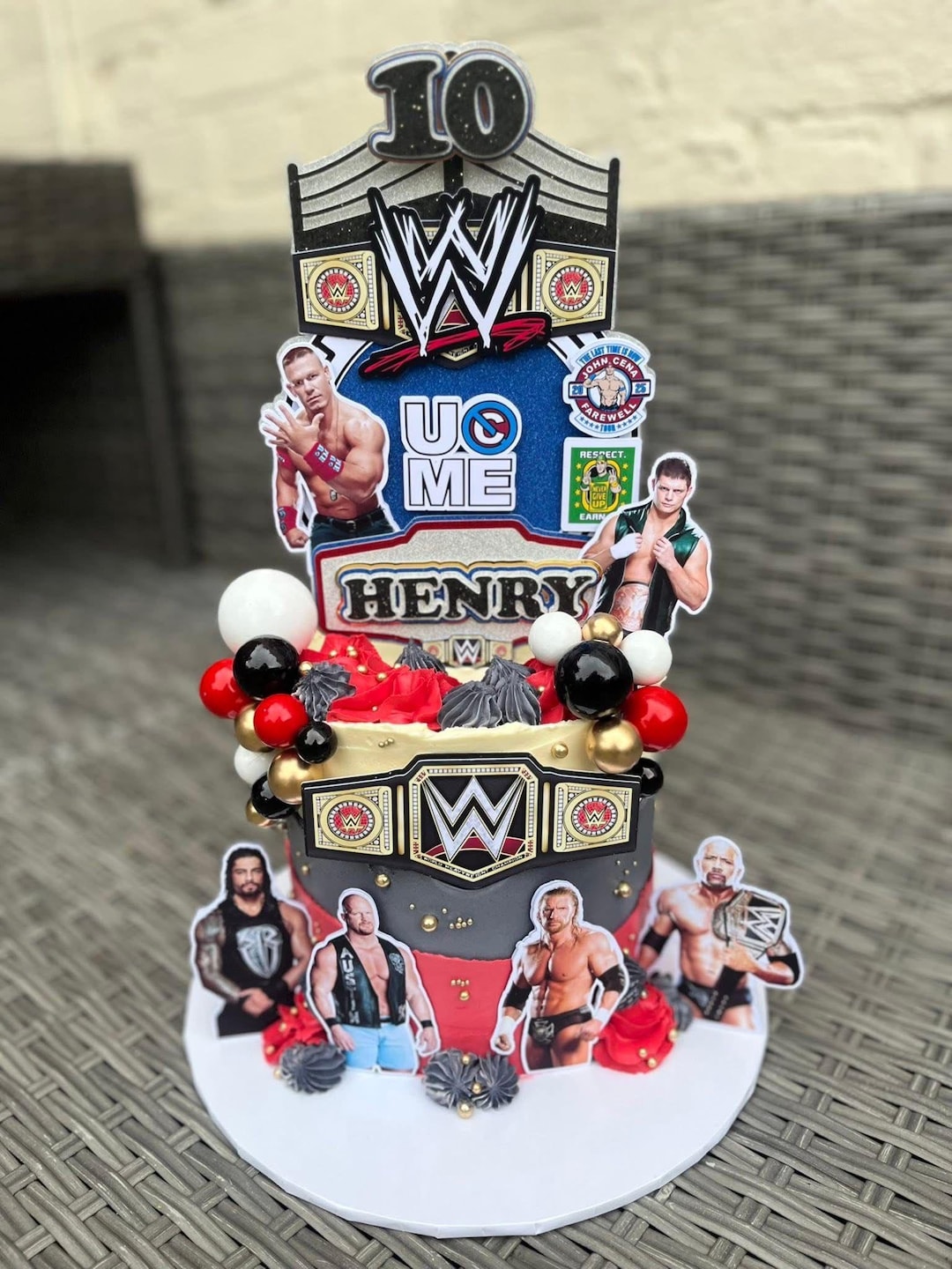 WWE Cake Topper & Charms - Etsy