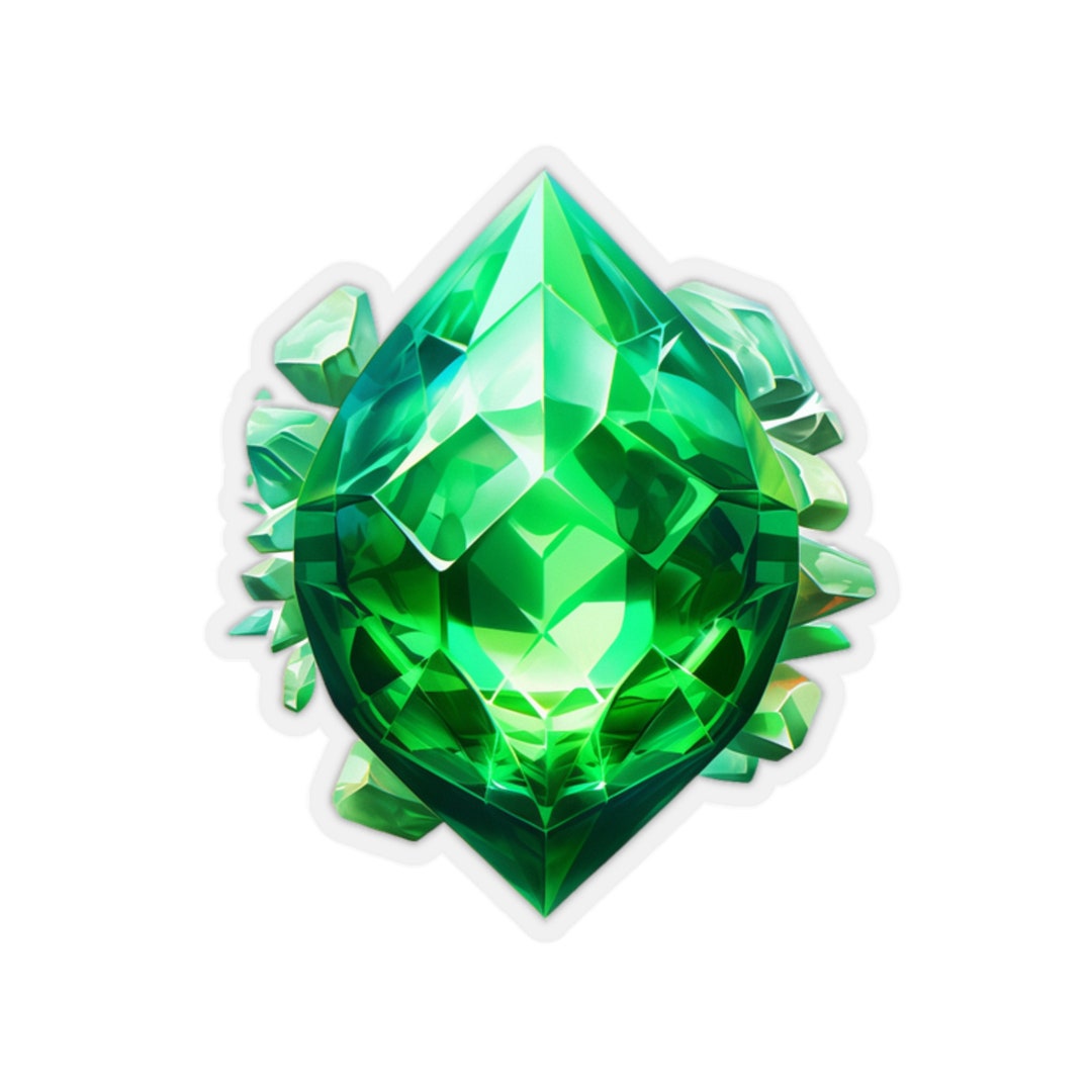Wind Emerald Sticker - Etsy