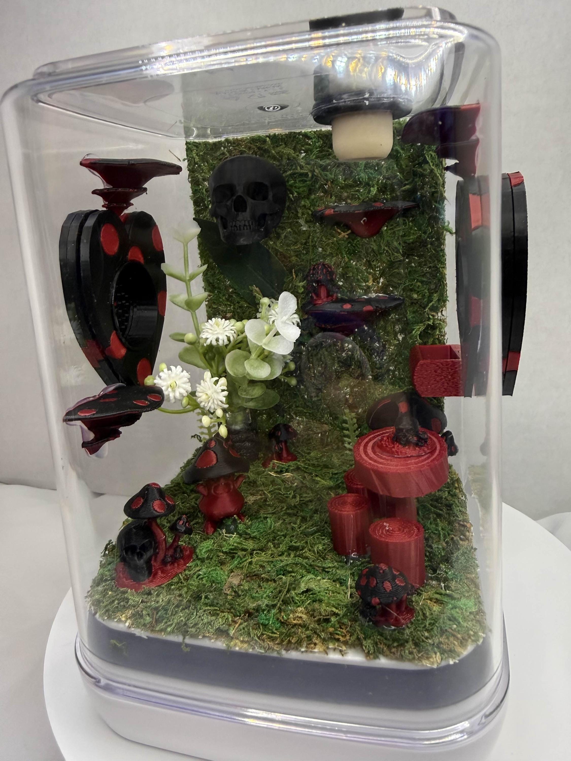 Dark Enchanted Mushroom Sprout Enclosure – 5x5x7 Habitat - Etsy