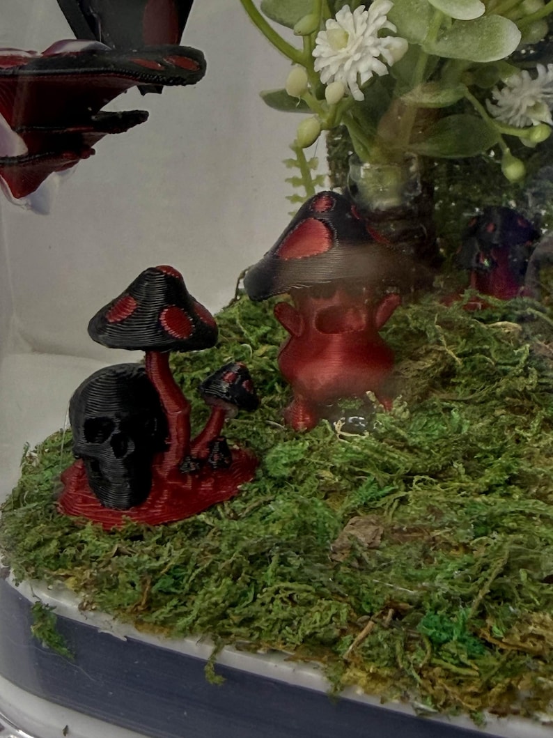 Dark Enchanted Mushroom Sprout Enclosure – 5x5x7 Habitat - Etsy