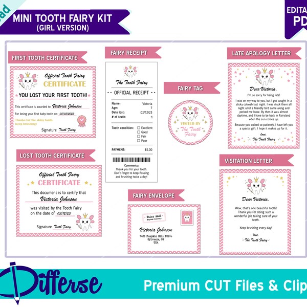 Tooth Fairy Envelope - Etsy