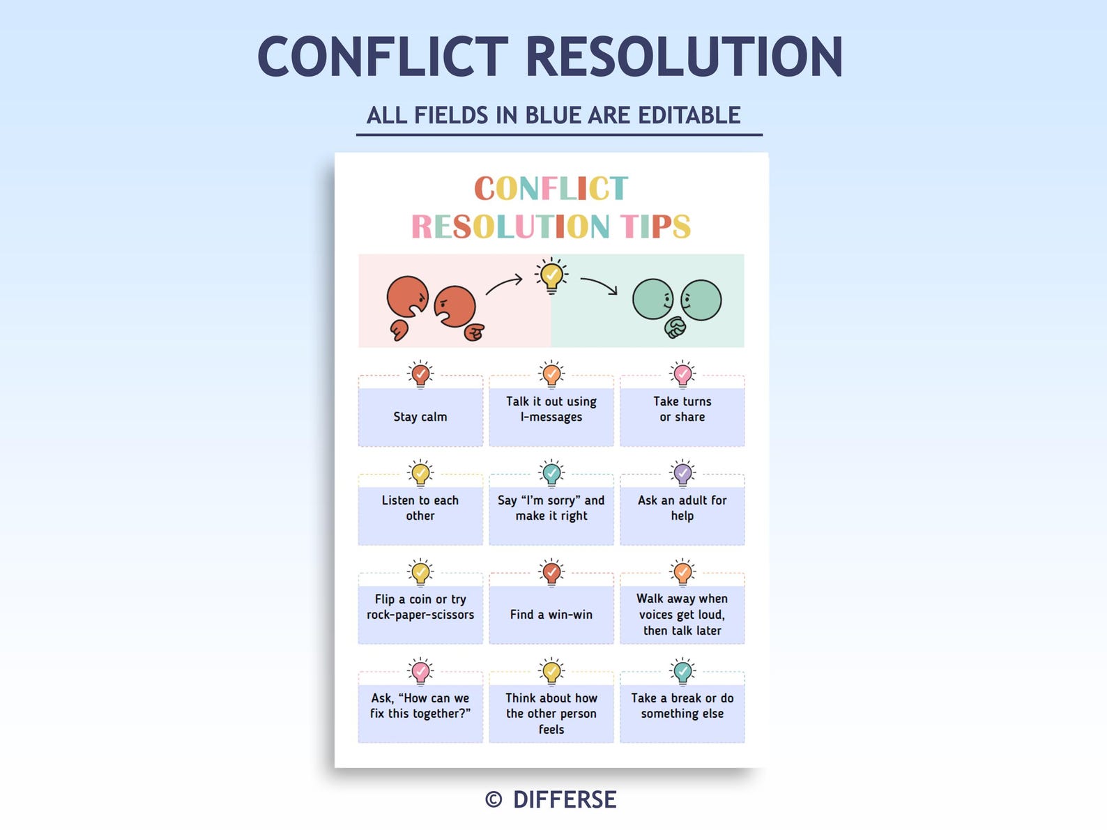 Kids Conflict Resolution | Coping Strategies | Anger Management ...