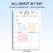 All About My Day Daycare Daily Report Nanny Log Child Care Template ...