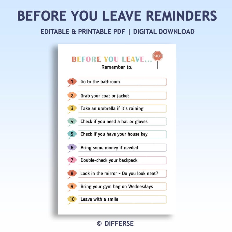 Reminder Signs - Etsy