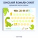 Printable Dinosaur Reward Chart for Kids | Behavior Chart | Kids Chore ...