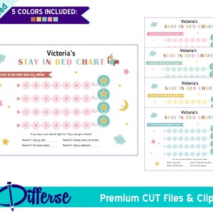 Stay in Bed Reward Chart Bedtime Chart Stay in Bed Chart Reward Chart ...