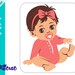 Cute Baby SVG | SVG Cut File & PNG | Baby Girl Svg | Baby Princess ...