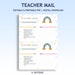 Teacher Note Home | Teacher Mail | Teacher Appreciation Note | Teacher ...