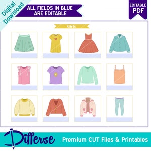 Kids Drawer Labels | Kids Dresser Labels | Kids Clothing Labels | Kids ...