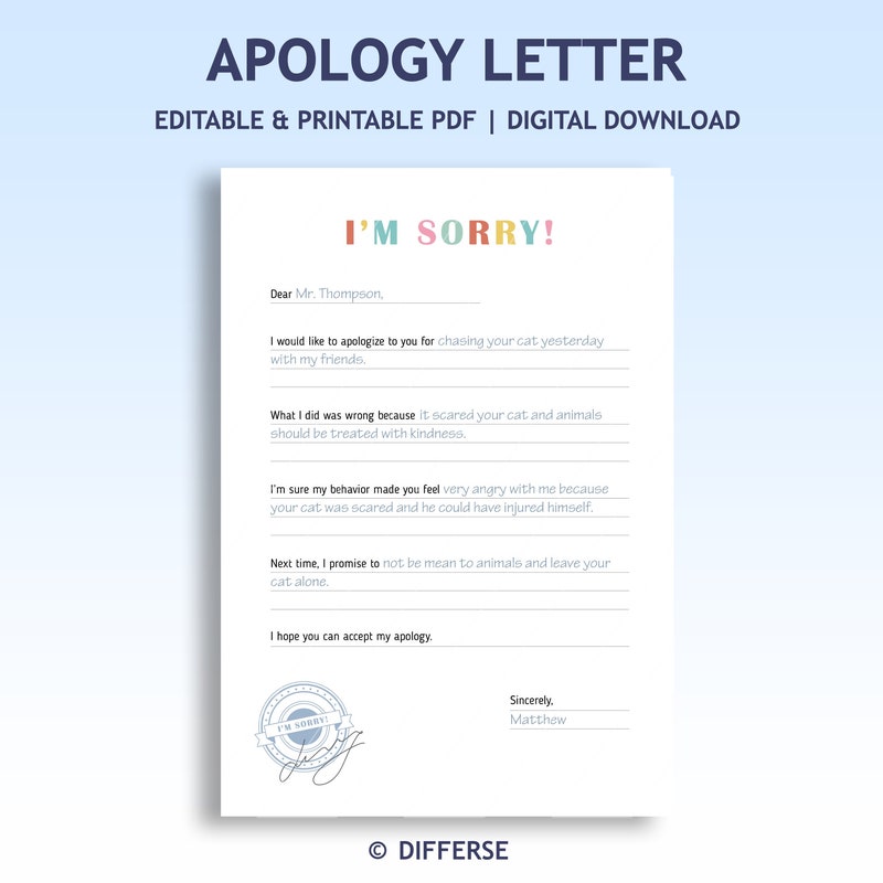 Apology Cards - Etsy