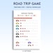 Printable Road Trip Game | Car Games | Counting Colored Cars | Car ...