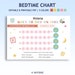 Bedtime Chart | Go to Bed on Time | Bedtime Reward Chart | Reward Chart ...