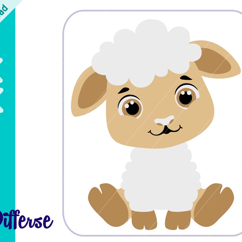 Baby Sheep Svg - Etsy