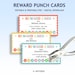Reward Punch Cards | Reward Card | Reward System | Reward Coupon | Kids ...