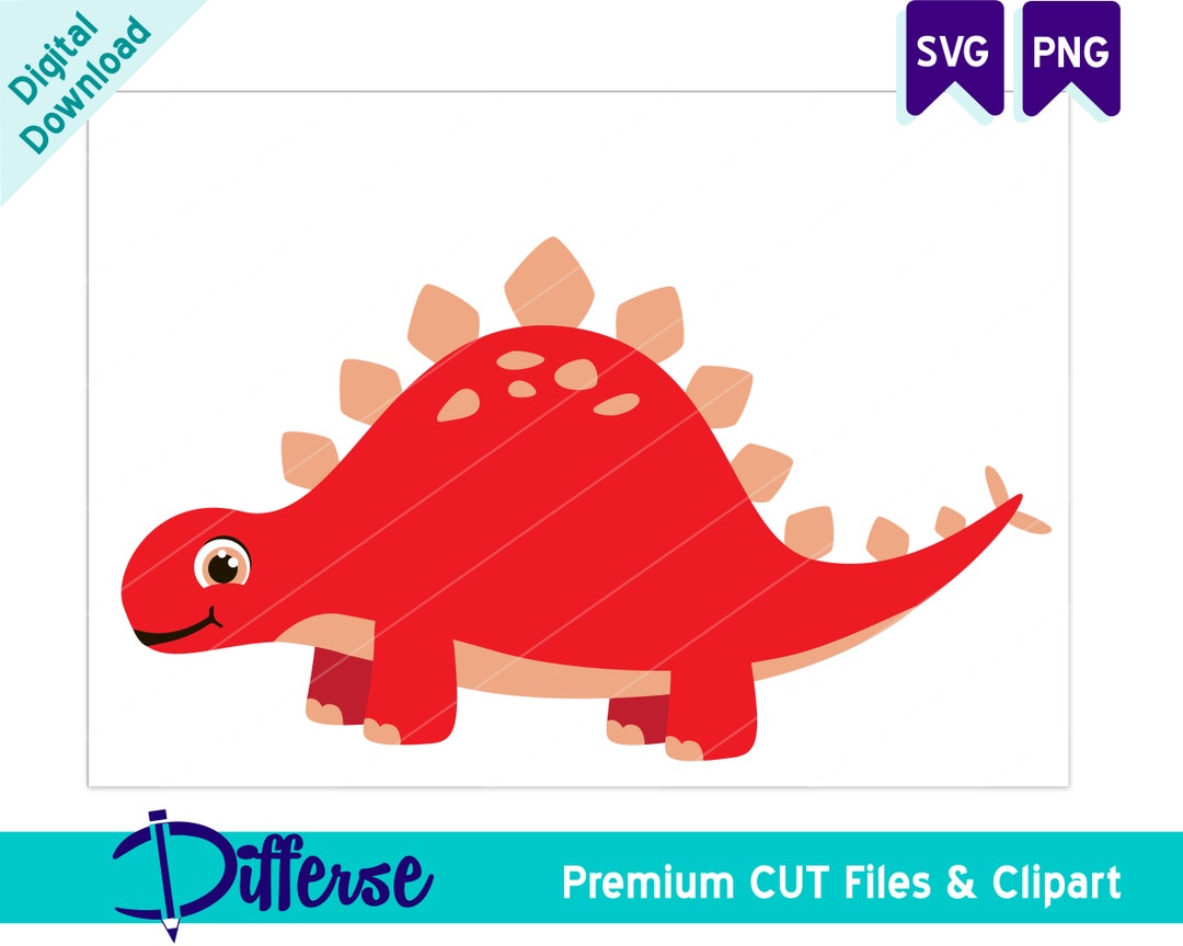 Stegosaurus SVG | SVG Cut File & PNG | Dinosaur Svg | Dinosaur Clipart ...