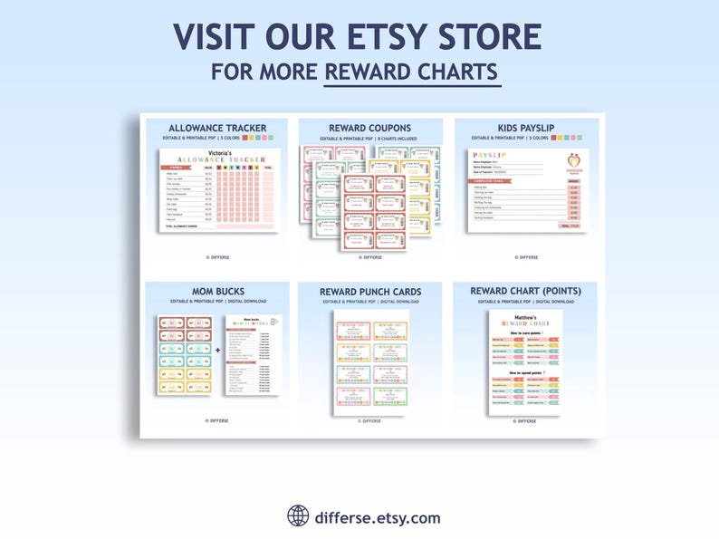 Reward Coupons for Kids | Editable Reward Coupons | Kids Reward Coupons ...