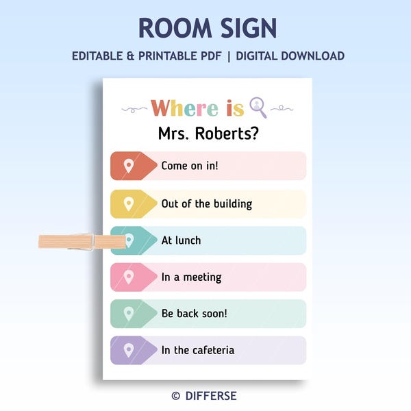 Teacher Door Signs - Etsy