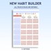 Editable Habit Tracker for Kids | Habit Chart | Cute Goal Tracker | A4 ...