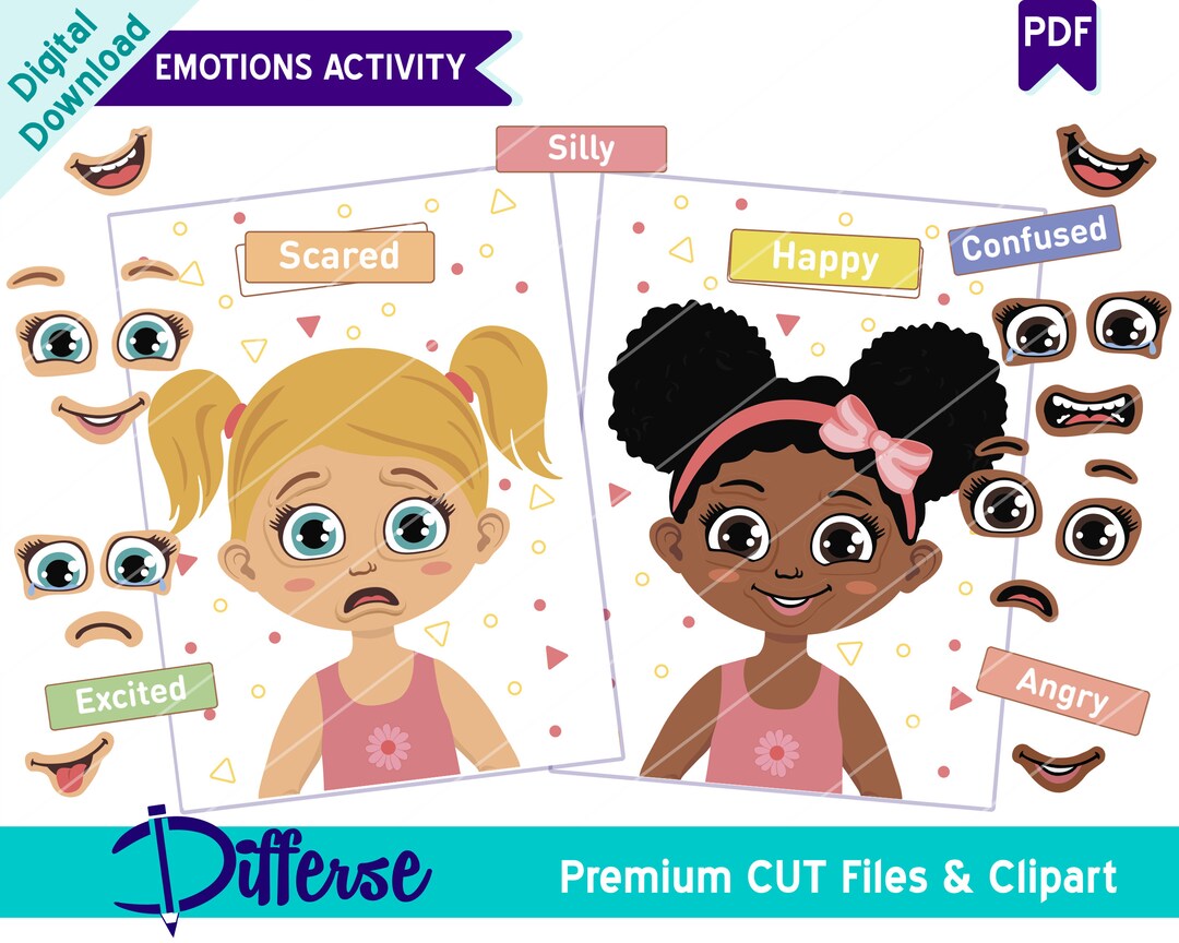 Emotions Game for Kids | Build a Face | Kids Emotions | Kids Activities ...