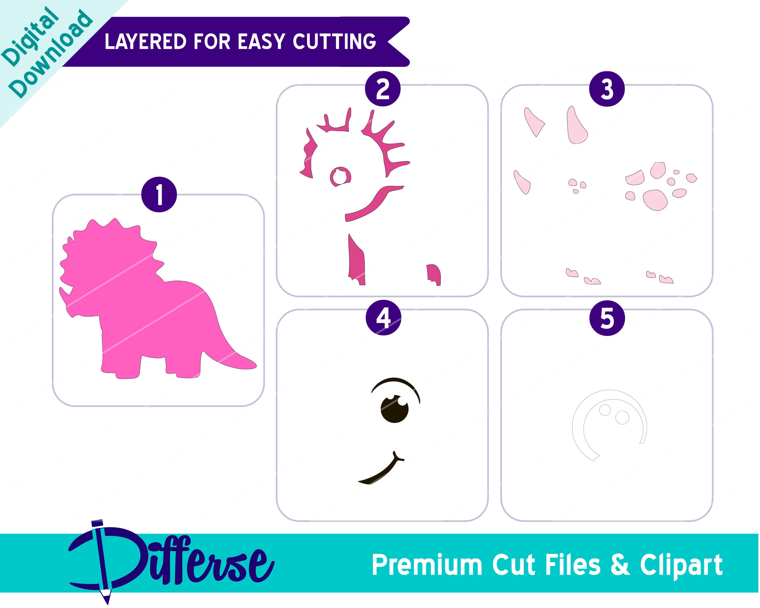 Cute Dinosaur SVG | SVG Cut File & PNG | Dinosaur Svg | Dinosaur ...