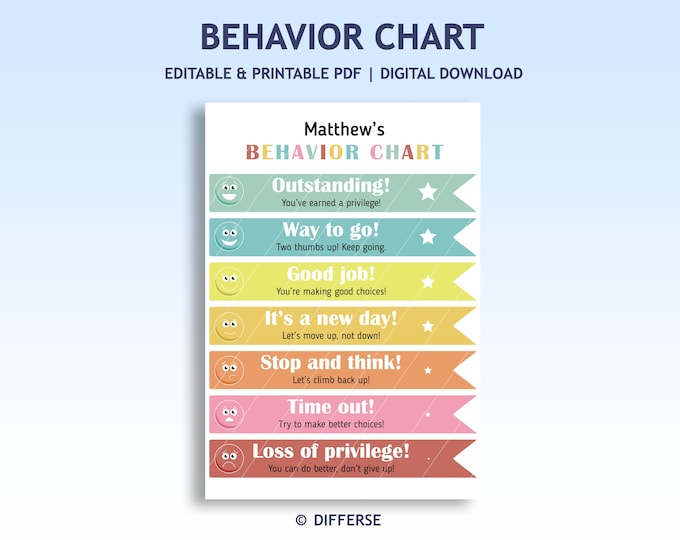 Stop Light Behavior Chart Printable Download: behavior CLIP Chart ...