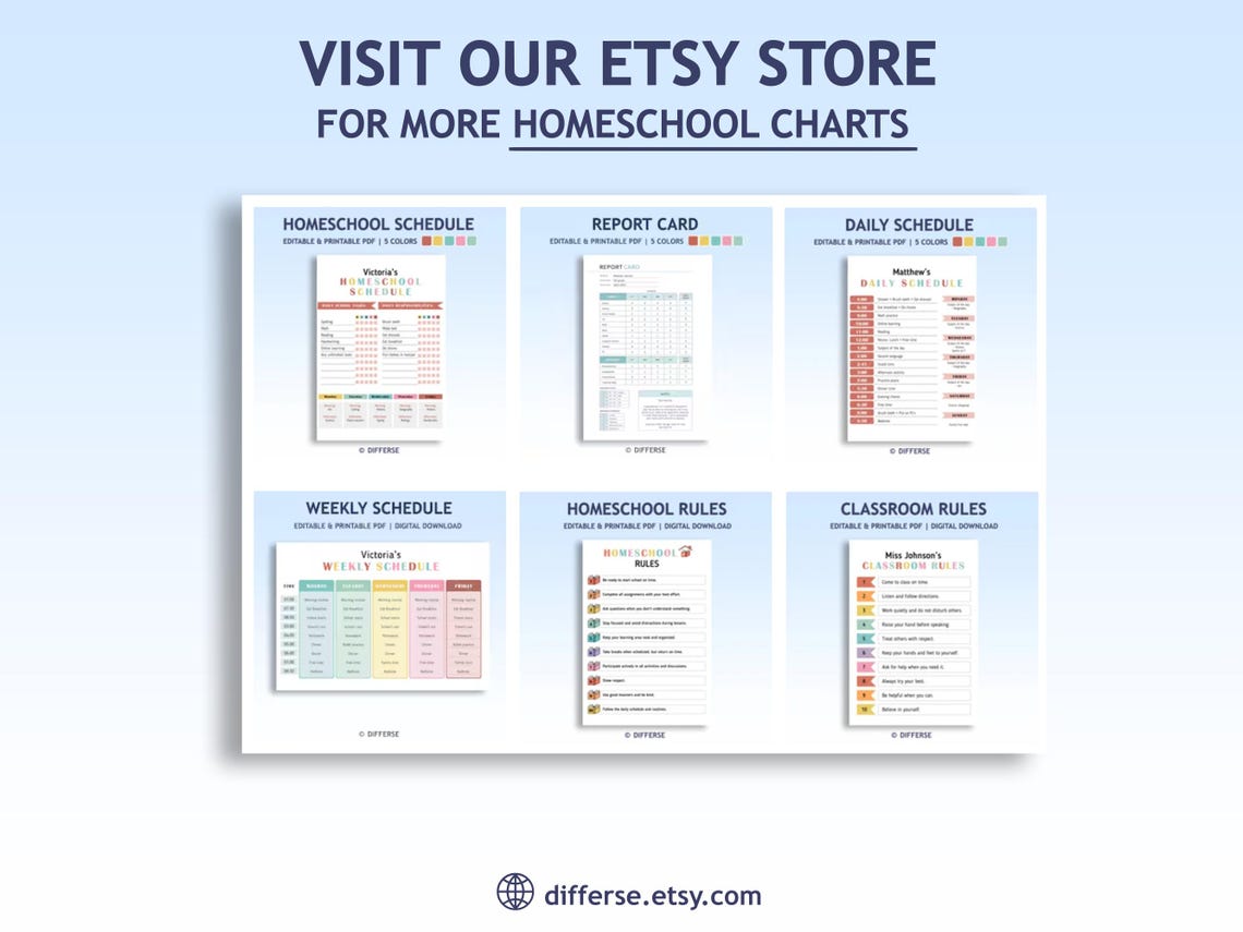 Kids Daily Schedule | Homeschool Schedule | Class Schedule | Classroom ...