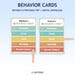 Classroom Behavior Chart | Behavior Card | Behavior Tracker ...
