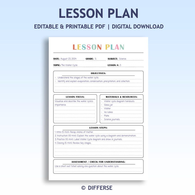 Homeschool Spreadsheet Plan - Etsy
