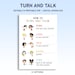 Turn and Talk Poster | Turn and Talk Expectations | Partner Talk Anchor ...