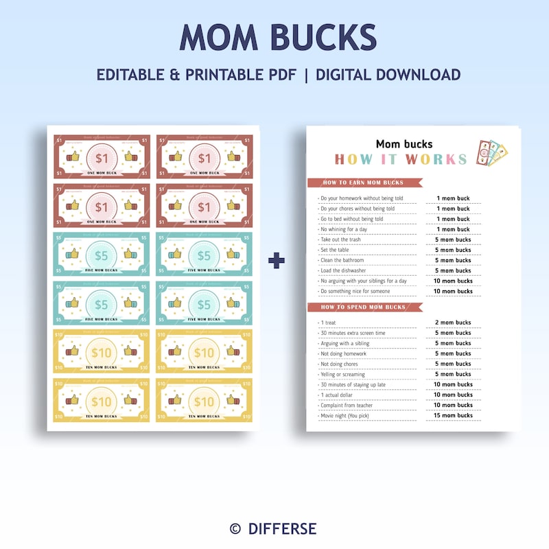 Bingo Bucks Printable - Etsy