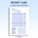 Homeschool Report Card | Grade Card Template | Editable Report Card ...