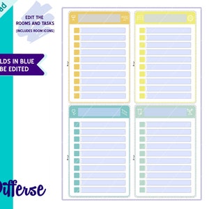 Editable Kids Cleaning Cards | Printable Cleaning Cards | Cleaning ...
