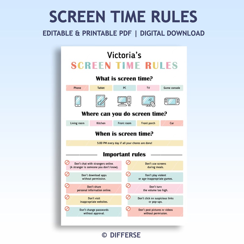 Online Safety Poster - Etsy UK