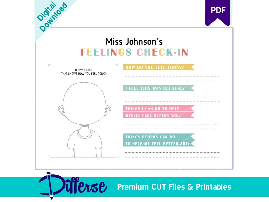 Feelings Check in Wellness Check in Coping Skills How Are You Feeling ...