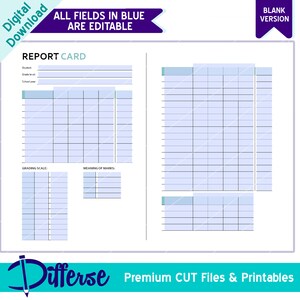 Homeschool Grade Tacker Bundle | Report Card | Grade Tracker | Grade ...