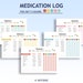 Daily Medication Log | Medication Tracker | Supplement Tracker ...