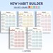 Editable Habit Tracker for Kids | Habit Chart | Cute Goal Tracker | A4 ...
