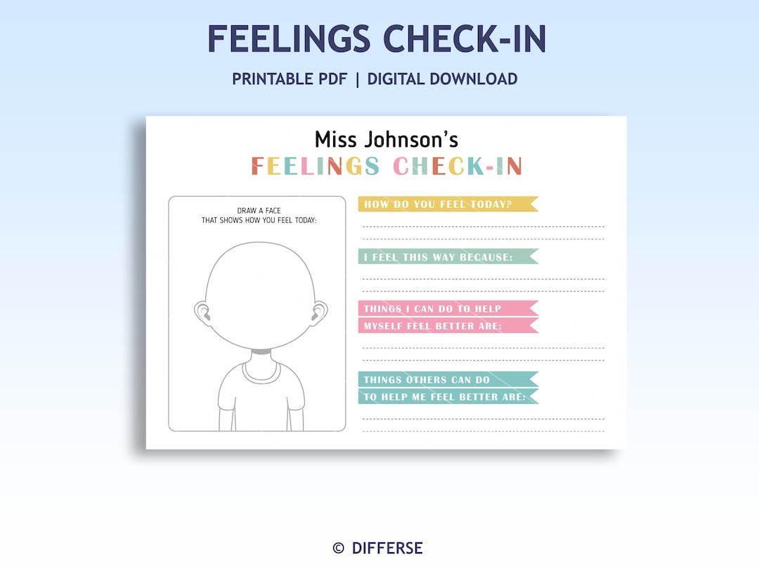 Feelings Check in | Wellness Check in | Coping Skills | How Are You ...