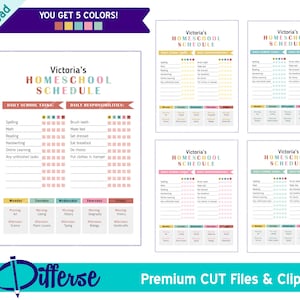 Editable Homeschool Printable Bundle for Kids | Homeschool Planner ...